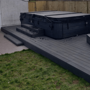 Composite Decking Step Nosing Anthracite | Tough Decking