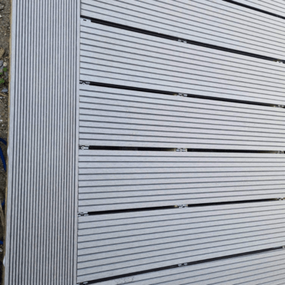 Stone Grey Composite Decking Board / Commercial Grade WPC