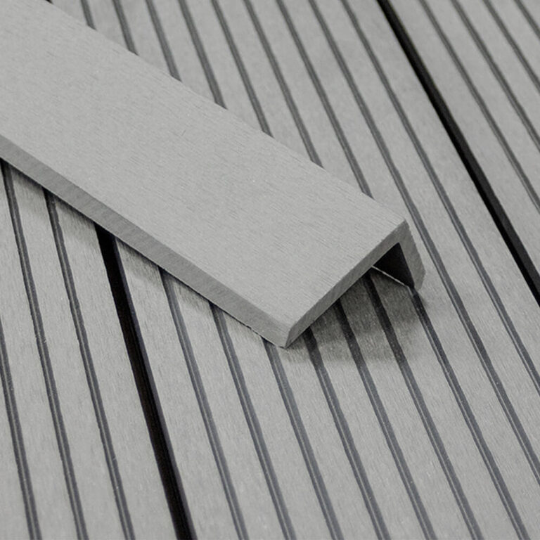 Composite Corner Trim L-Profile - Stone Grey | Tough Decking