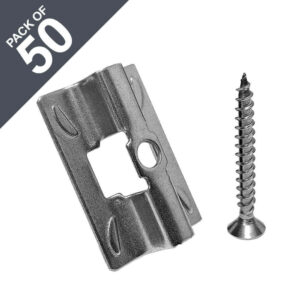 Composite Decking Stainless Steel Fixing T-Clips | Tough Decking