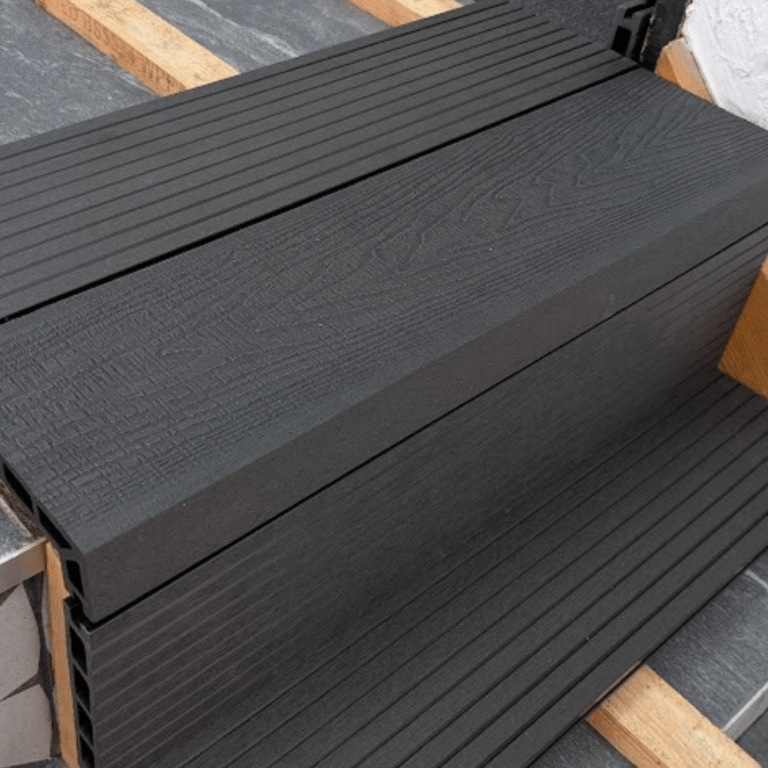 Composite Decking Step Nosing Anthracite | Tough Decking